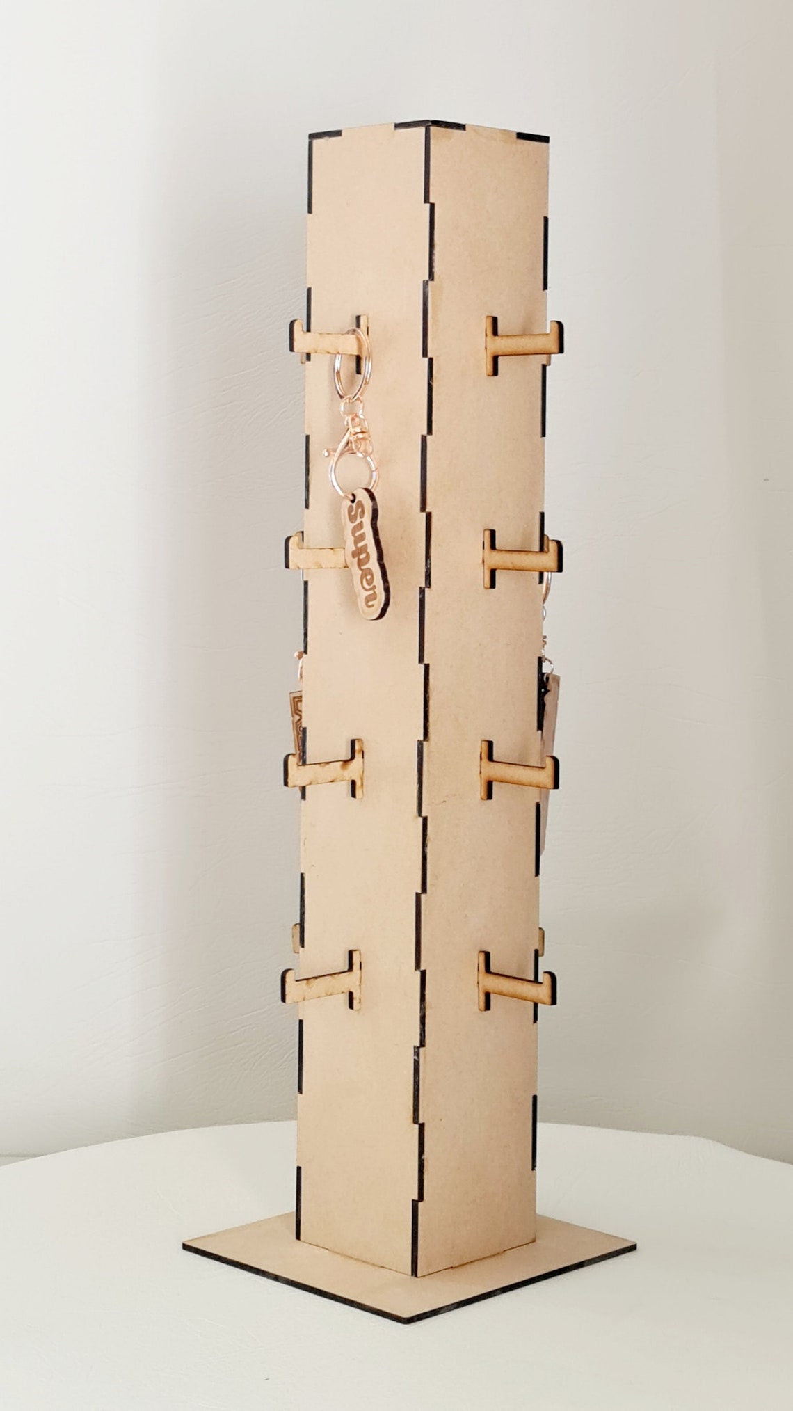 Key Display Stand | Counter Display Stand | Gift Display | DXF, Svg, AI ...