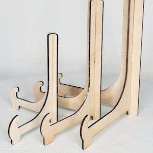 Plate Holder | Book Stand | Digital File| SVG, AI, EPS, Dxf | Laser Cut ...