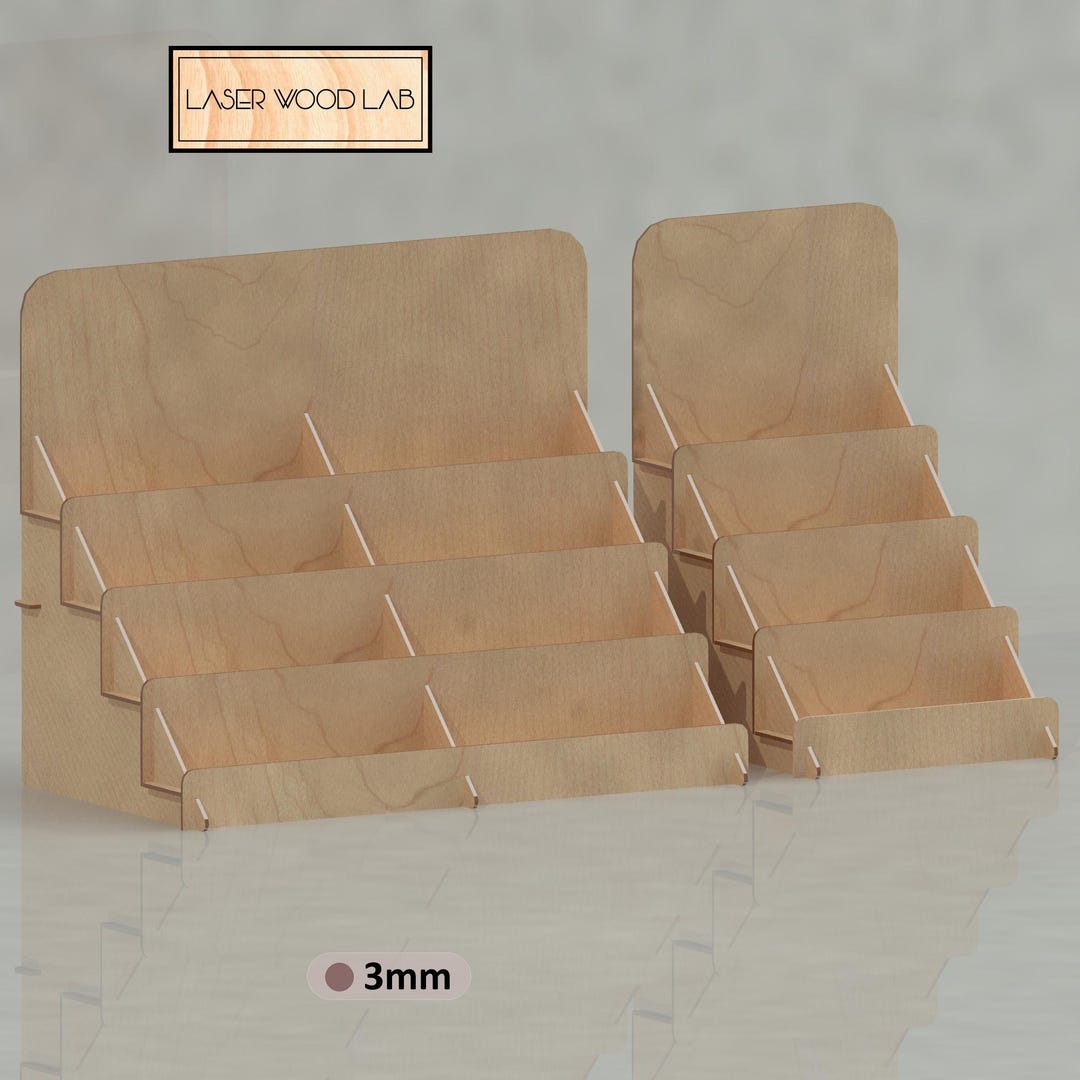 Counter Display | Digital File | 2 Sizes } 3mm DXF SVG PDS Ai - Etsy