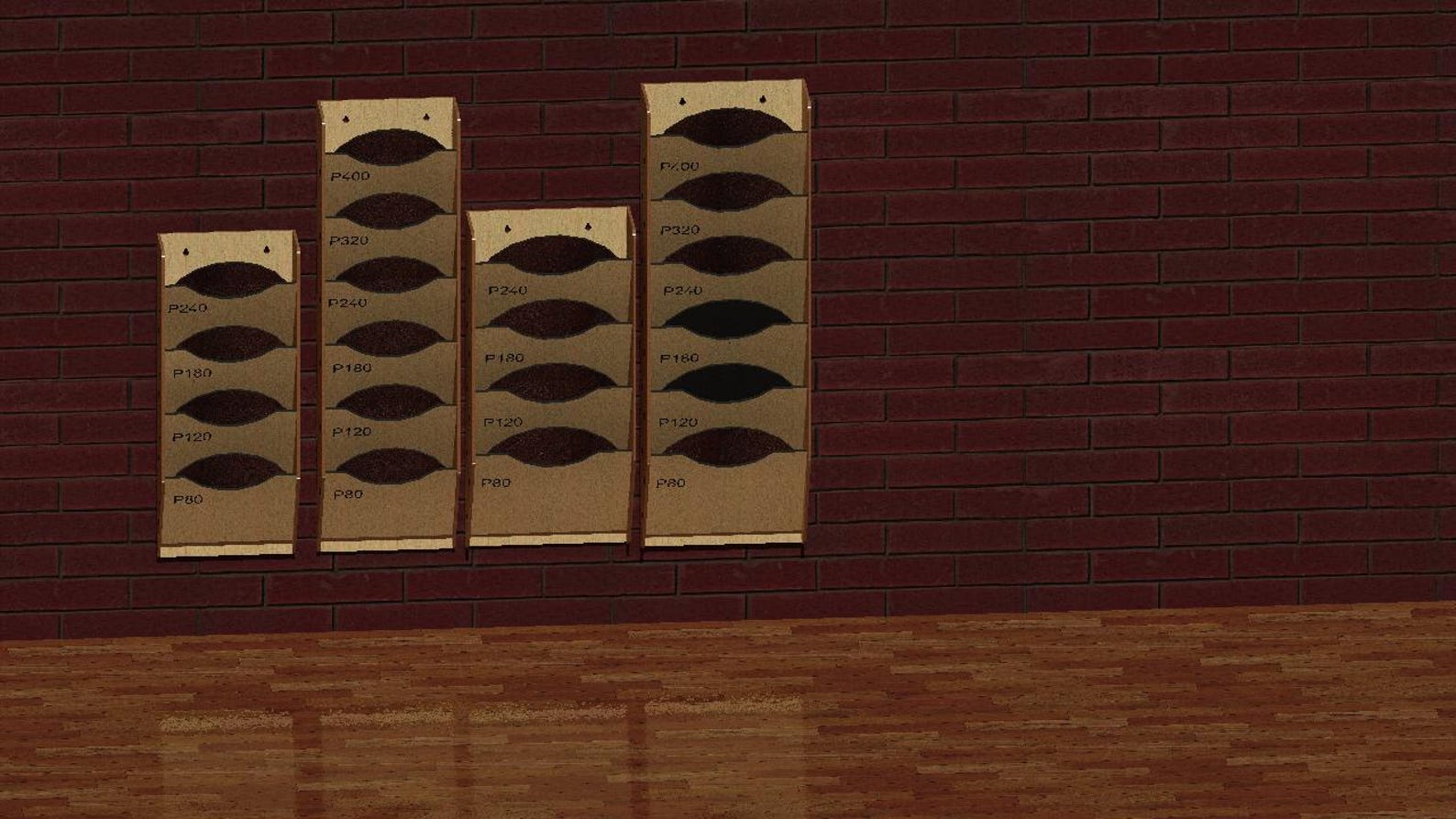 Sanding Disc Holder | Garage Storage | Sandpaper Storage for Wood ...