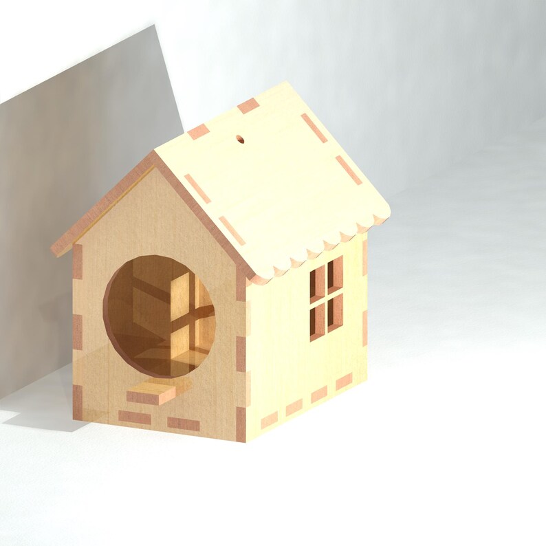 Bird House Digital File | SVG, AI, EPS, Dxf Cdr Pdf | Laser Cut File ...