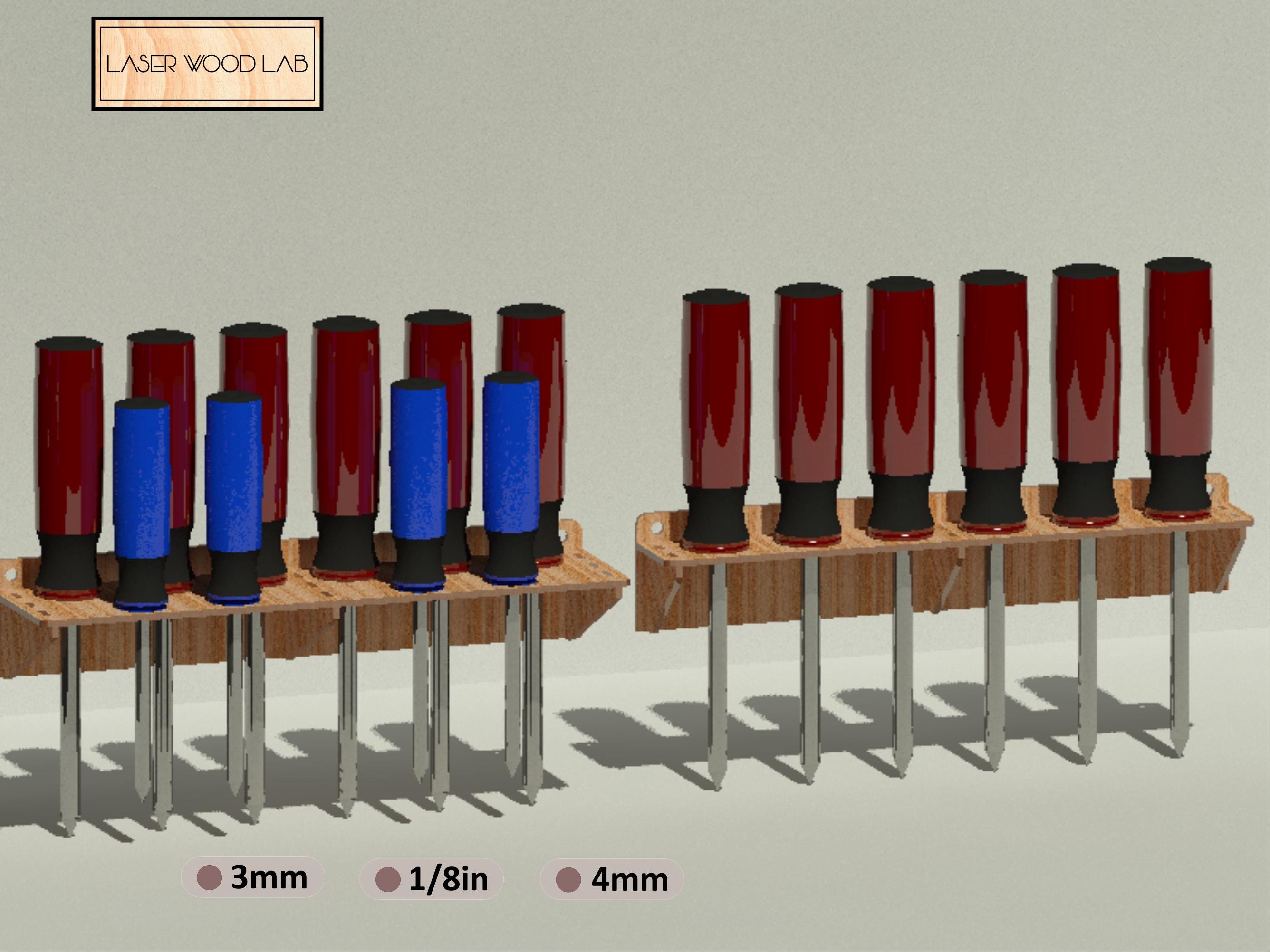 Screwdriver Storage Stand Digital File | Svg Dxf AI Cdr Pdf Eps Files ...