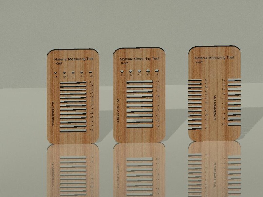 Kerf Tool Metric | Digital File | Kerf Finder | Laser Kerf Tools ...