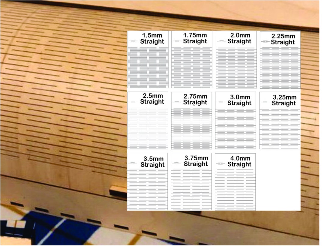 Flexible / Living Hinge Laser Cut Files - SVG, DXF, CDR, Ai - Set of ...