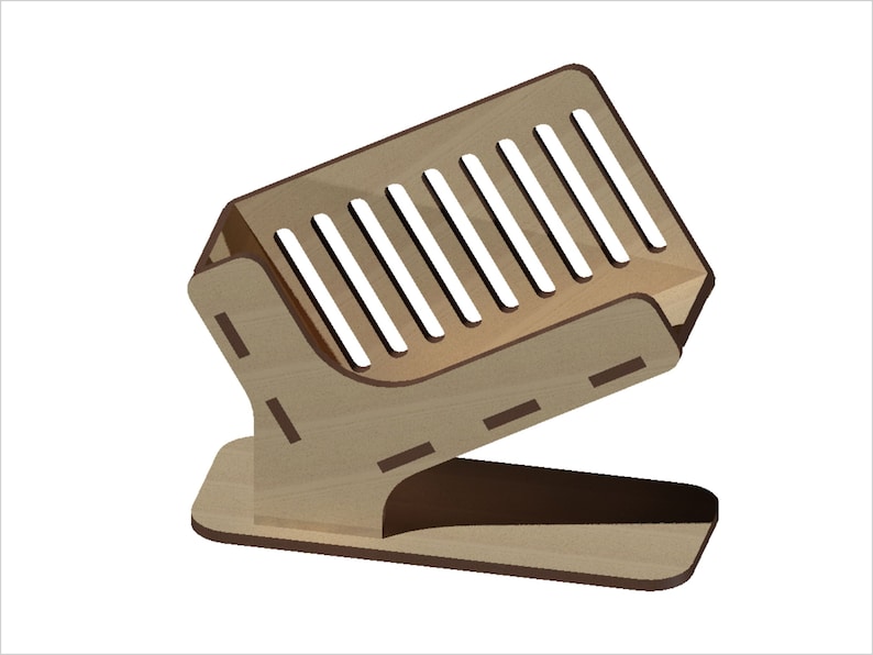 Laser Cut Business Card Holder Template | Vector Files (digital ...