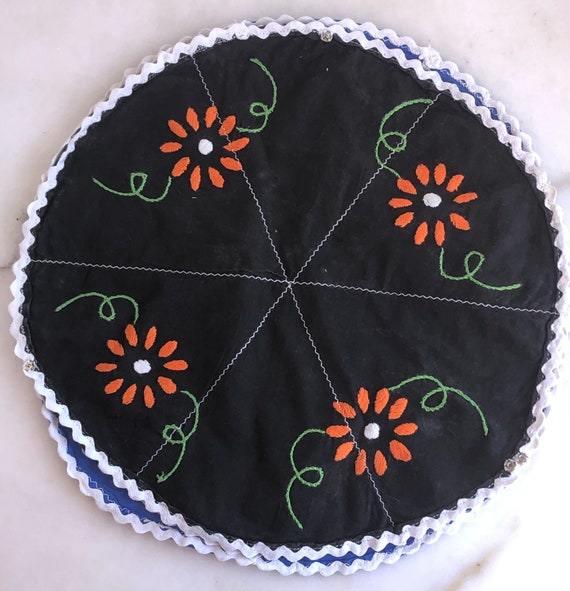 Vintage Handsewn Bread Basket Cover - Etsy
