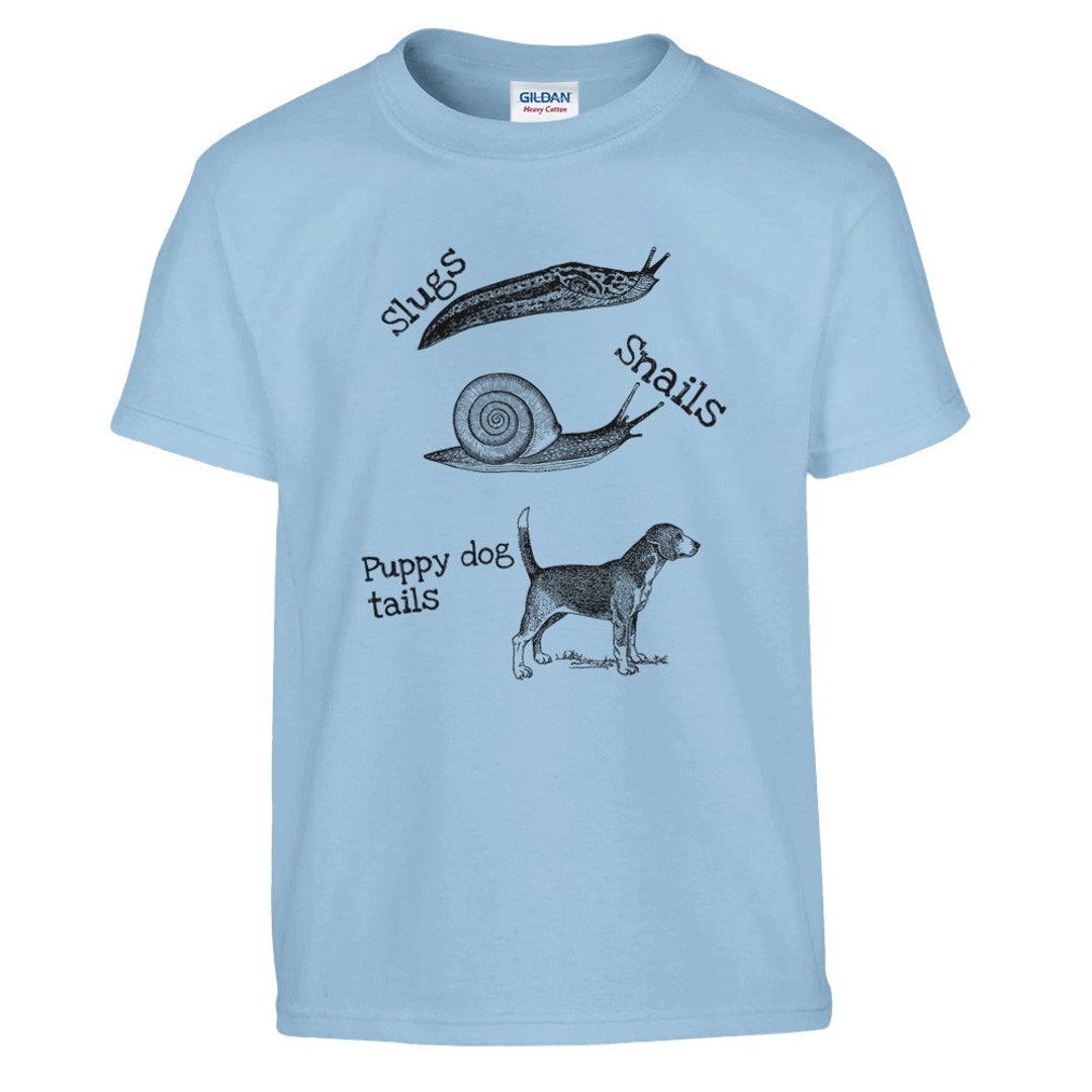 Slugs and Snails Kids T-shirt 7-16 Years - Etsy