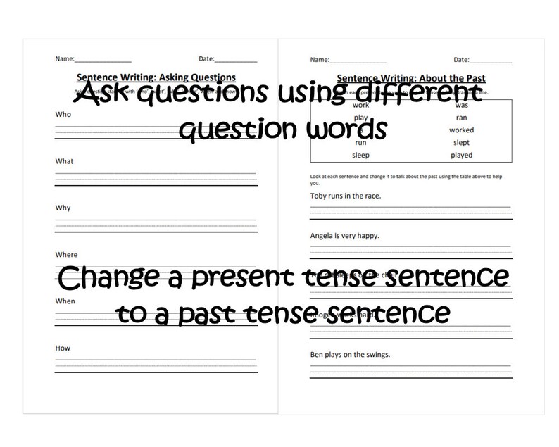 10 Key Stage 1 English Worksheets: Constructing and - Etsy