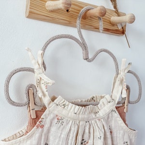 Macrame Personalized Hangers for Montessori Clothing Rack. - Etsy