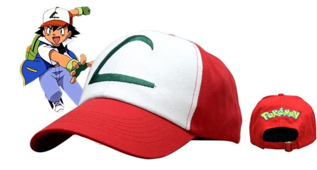 Pokémon Ash Ketchum Trainer Cap catch 'em All in - Etsy