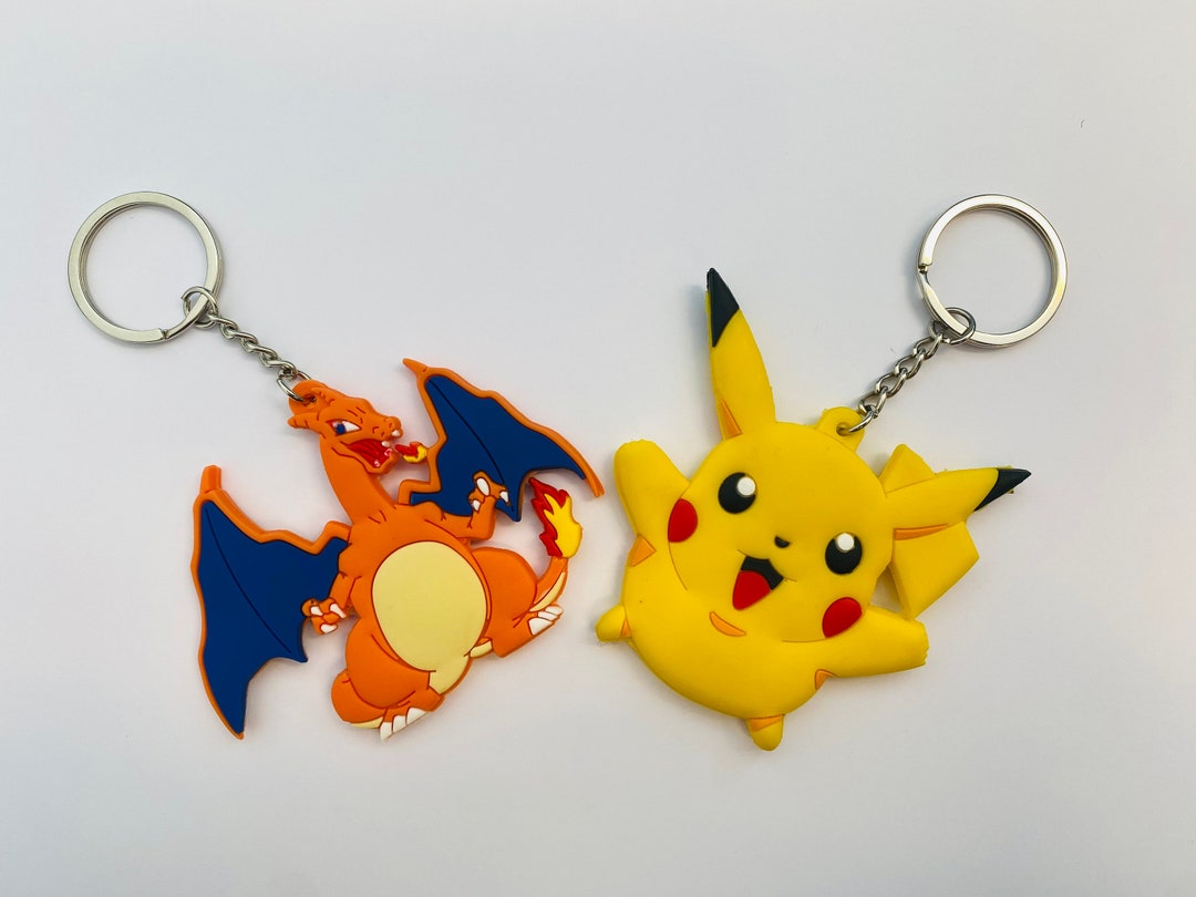 Pikachu and Charizard Keychain Take Your Favorite Pokemon Everywhere - Etsy