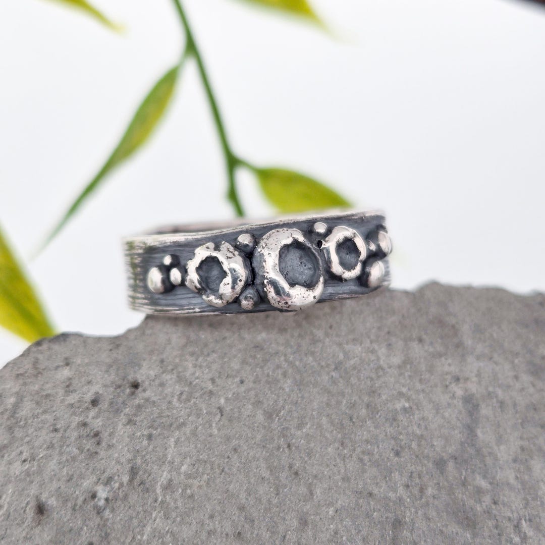 Unique Ring, Handmade From Fine Silver, One-off, Handmade, Silver ...