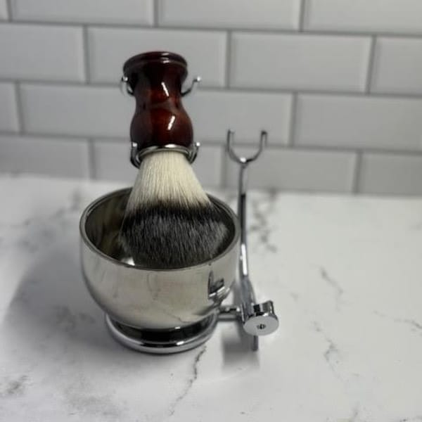 Bowl and Shave Holder - Etsy