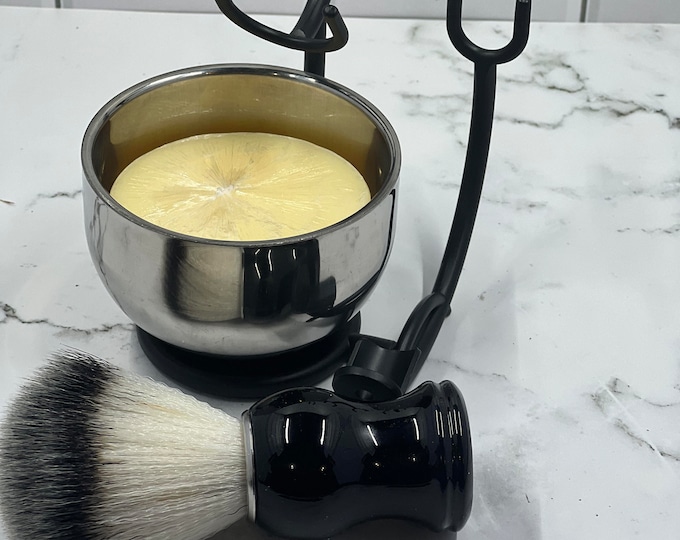 Shave Brush and Bowl Kit W/razor Holder and Shave and Haircut Shaving ...
