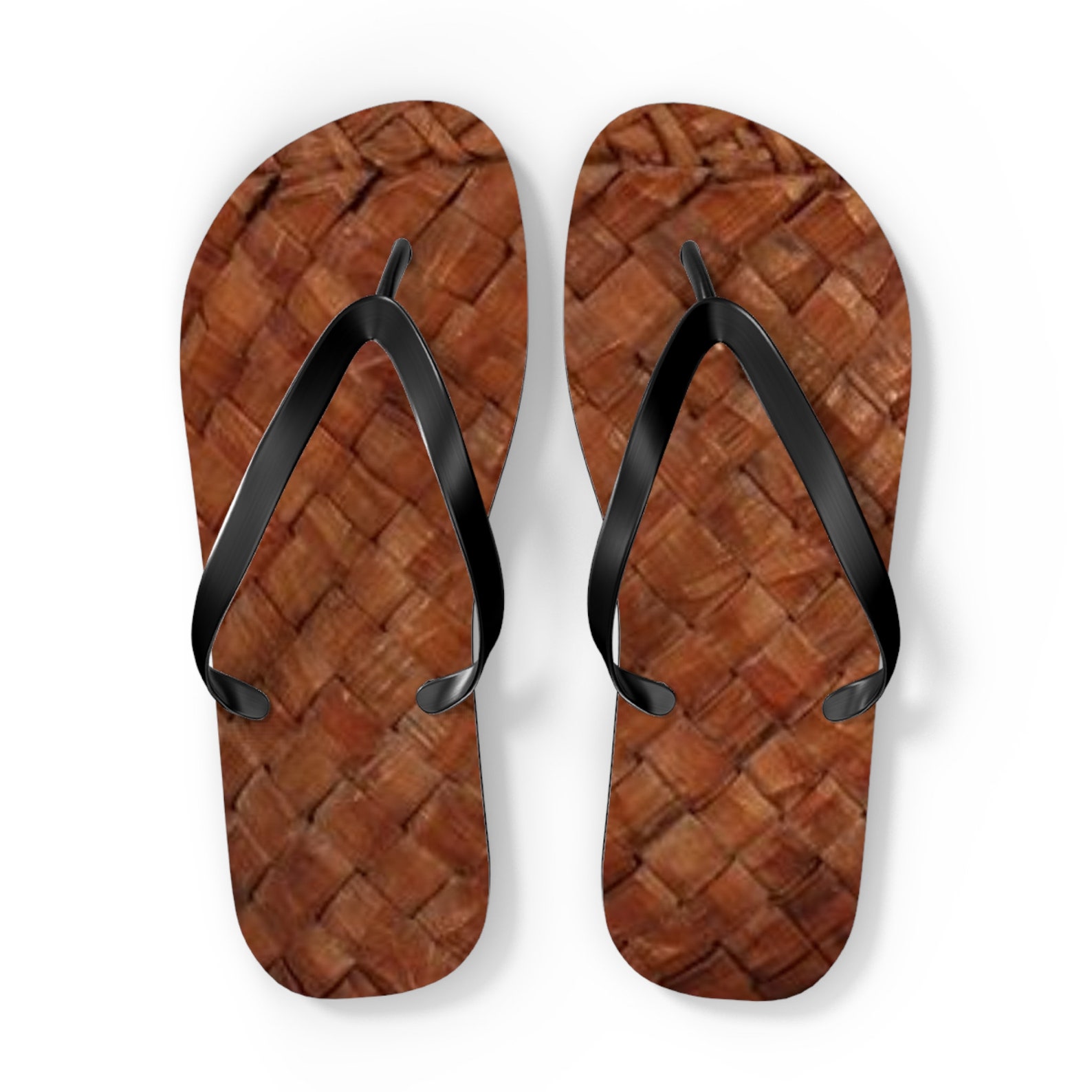 Inner Cedar Bark Woven Flip Flops (not Real Cedar) USA Indigenous ...