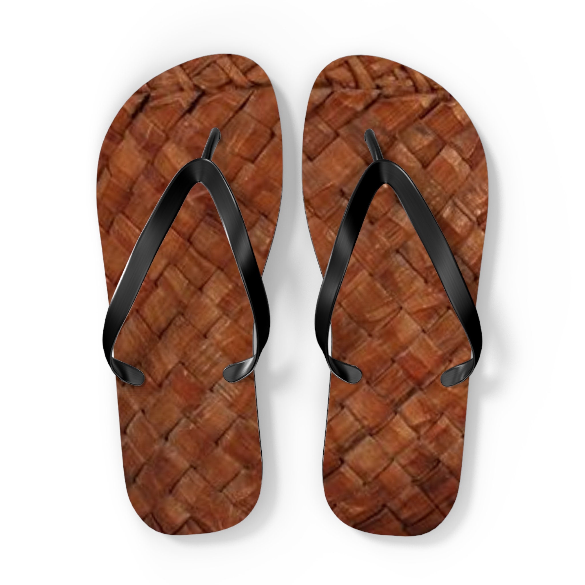Inner Cedar Bark Woven Flip Flops (not Real Cedar) USA Indigenous ...