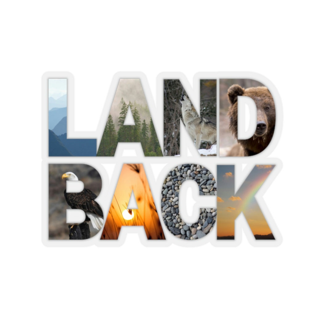 Land Back Kiss-cut Stickers Indigenous Native Political Decolonize ...