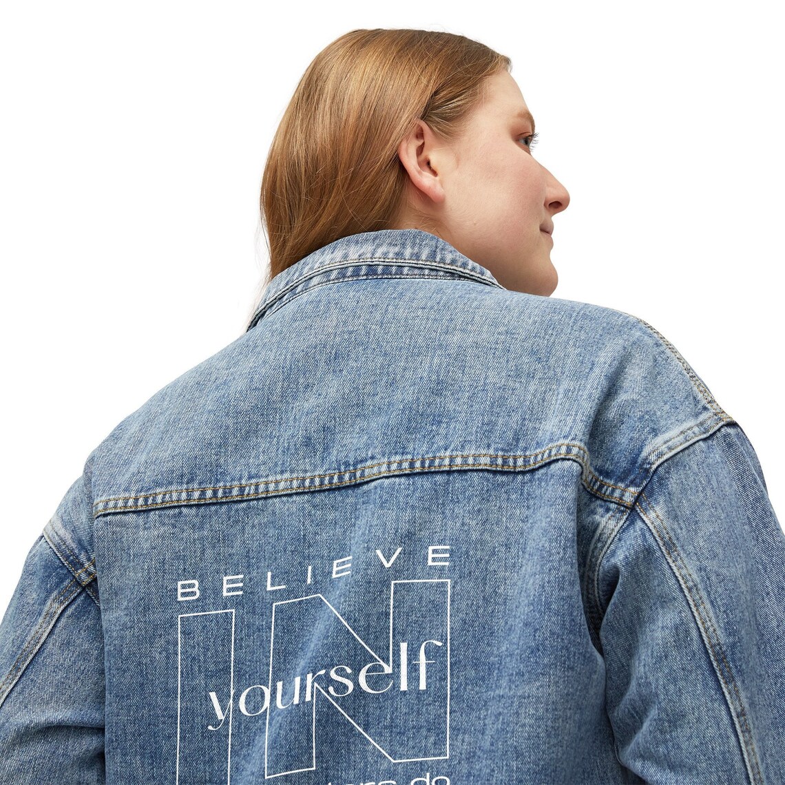 Believe in Yourself the Ancestors Do Women's Denim Jacket Jean ...