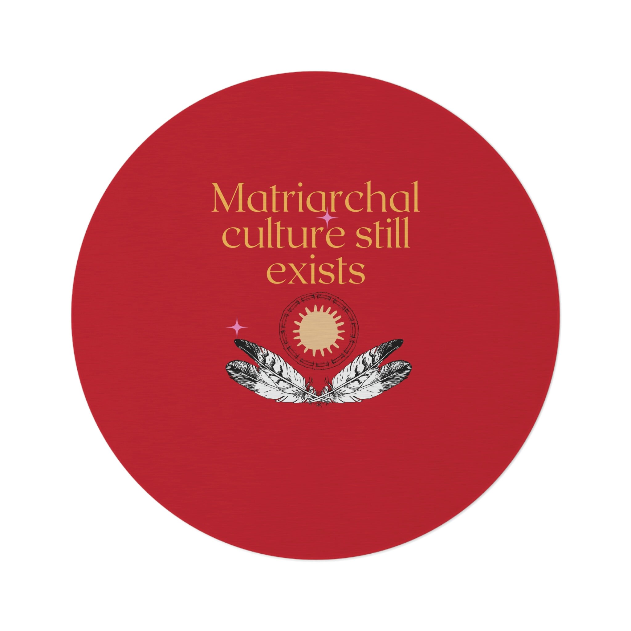 Matriarchal Culture Still Exists Round Rug Native American, First ...