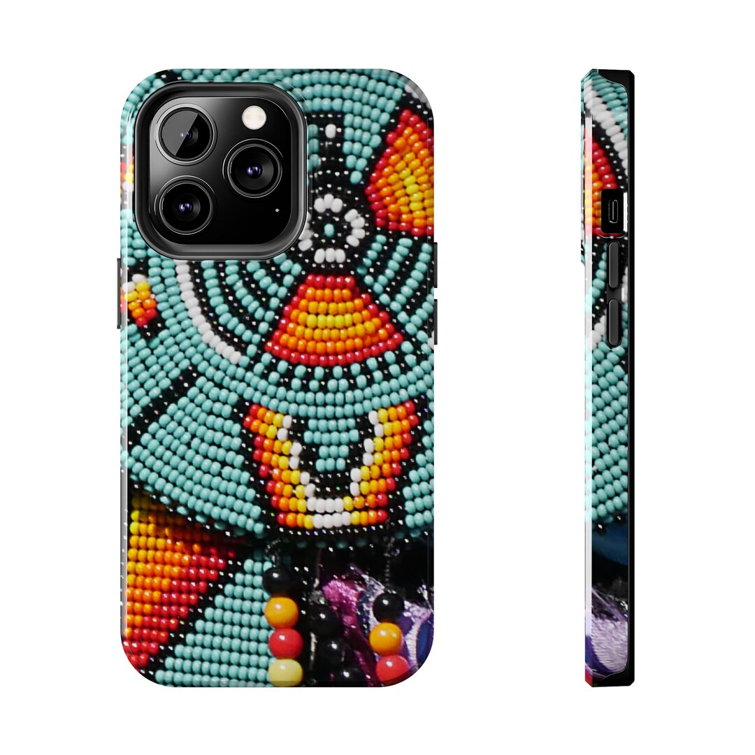 Beadwork Design not Real Beads Case Indigenous Beading Lover Phone ...