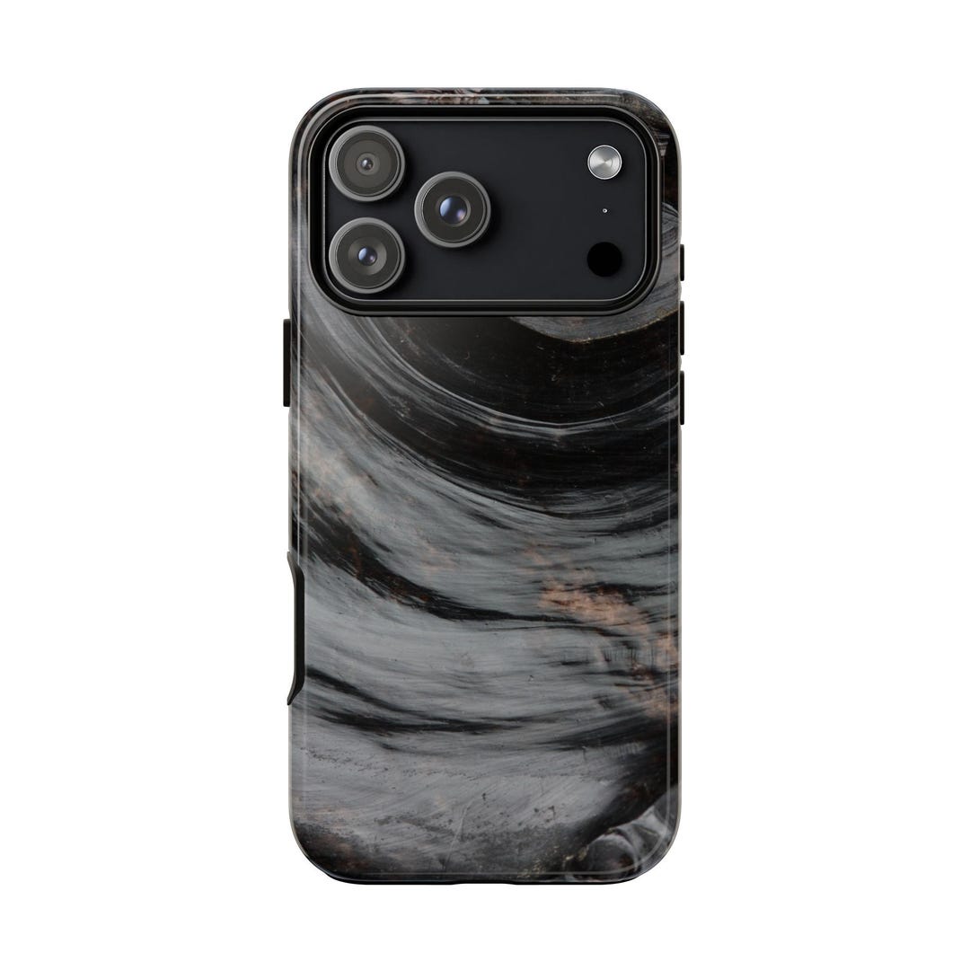Obsidian (not Real Obsidian) Design Look Phone Case, Stone, Dark ...