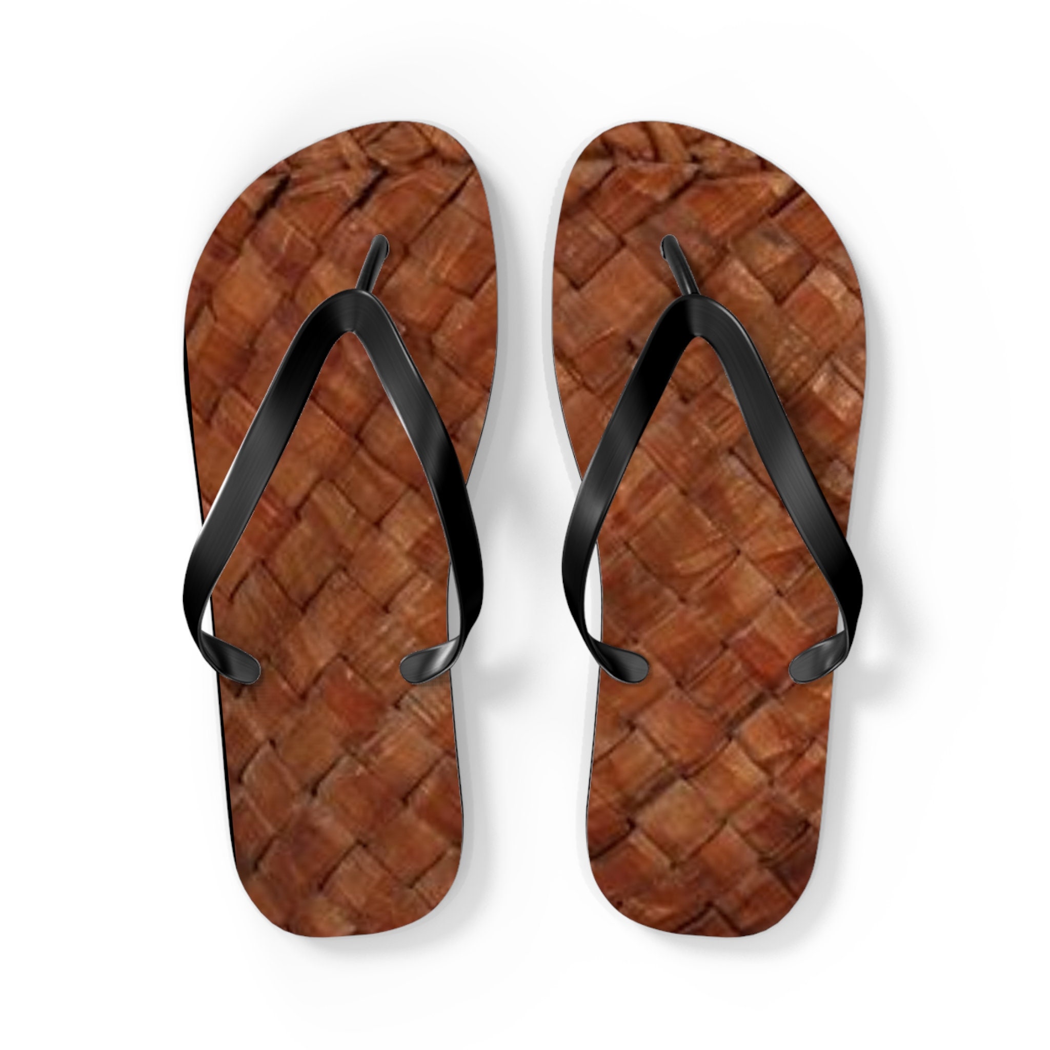 Inner Cedar Bark Woven Flip Flops (not Real Cedar) USA Indigenous ...