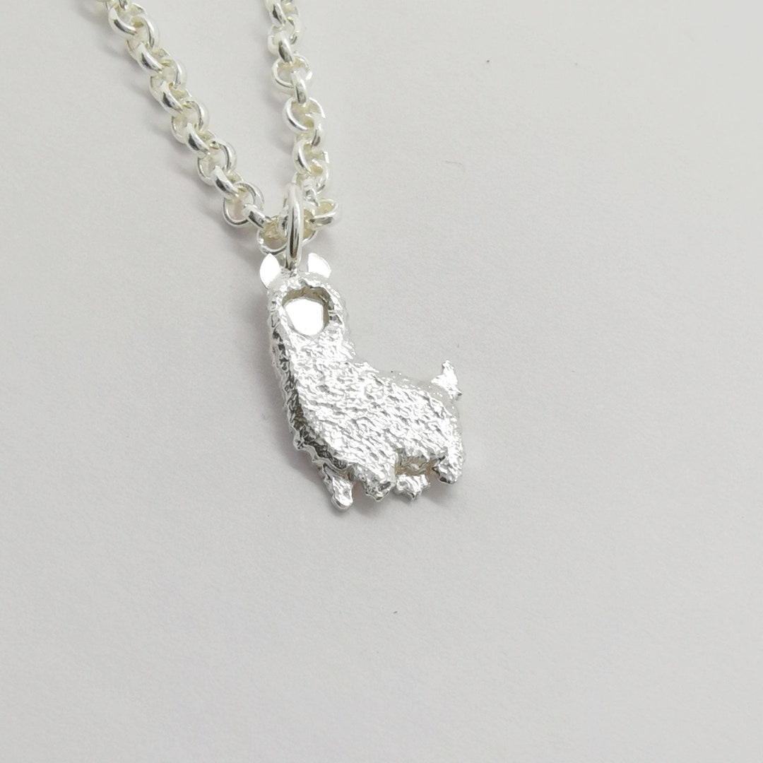 LLAMA -necklace With Pendant in the Shape of a Llama in 925 Silver ...