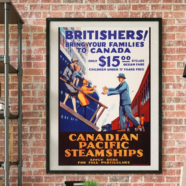 Canadian Vintage Posters - Etsy Canada