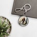 Bigfoot Keyring, Sasquatch Keychain, Cryptid Key Fob, Key Chain for ...