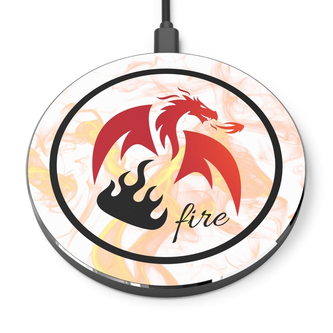 Dragon Fire Wireless Charger, Cell Phone Charging Pad, Father's Day ...