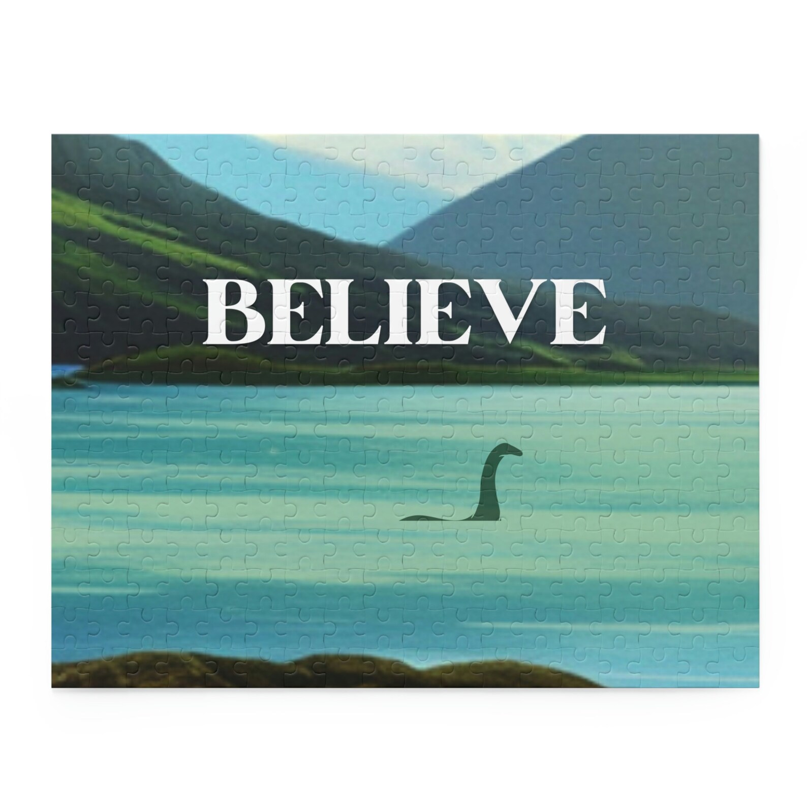 Loch Ness Monster Jigsaw Puzzle Nessie Puzzle Lochness Monster Lake ...