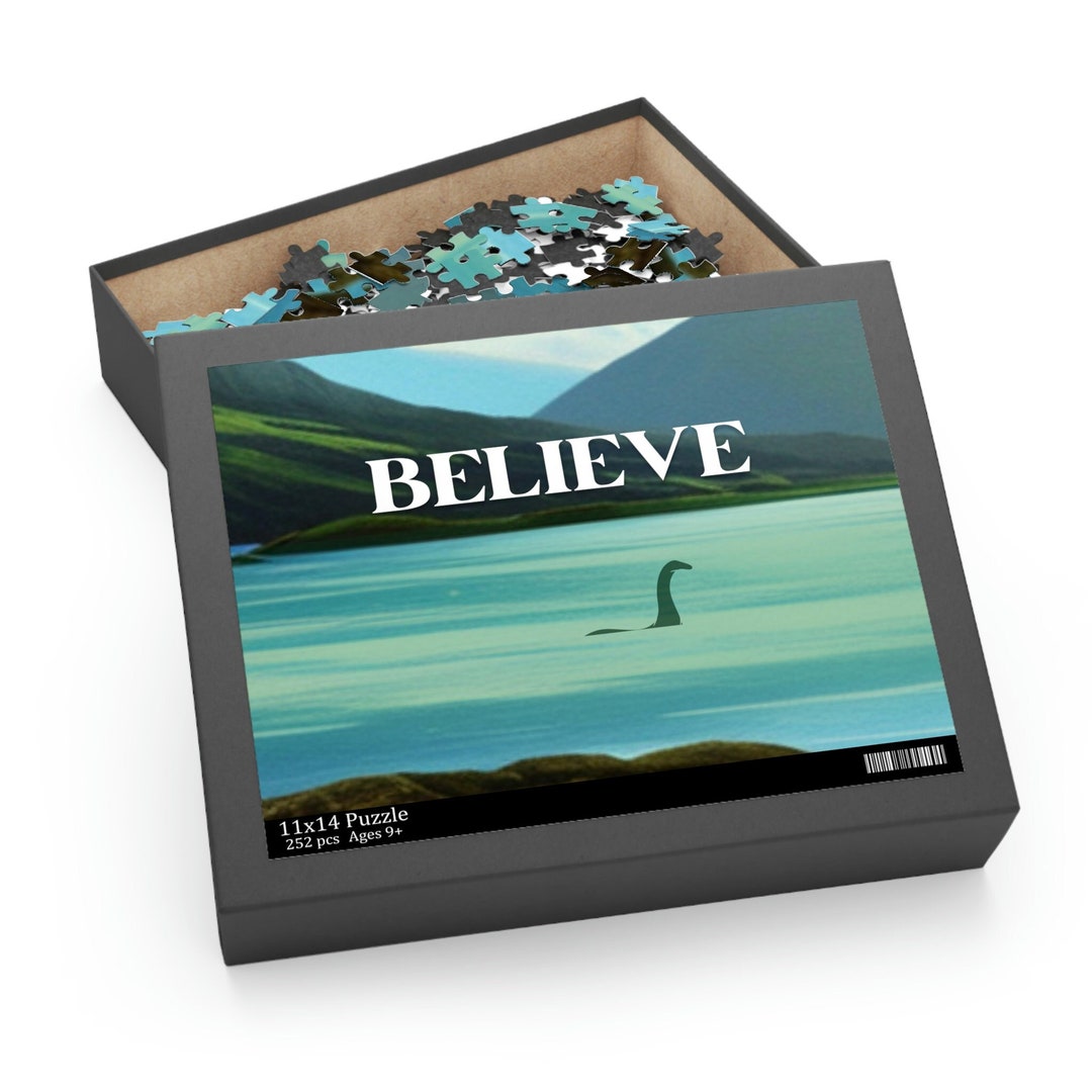 Loch Ness Monster Jigsaw Puzzle Nessie Puzzle Lochness Monster Lake ...