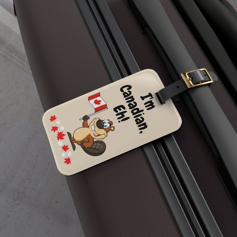 I'm Canadian Eh Luggage Tag Travel Suitcase Tag for - Etsy Canada