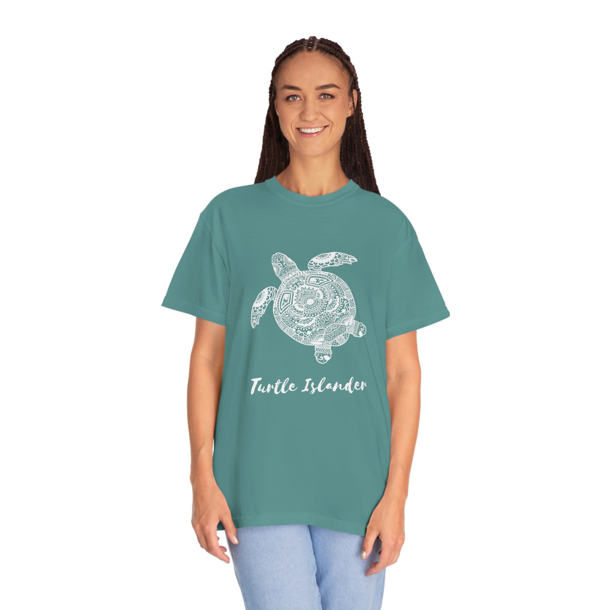 Turtle Islander T-shirt, Comfort Colors Unisex Garment-dyed Tee ...
