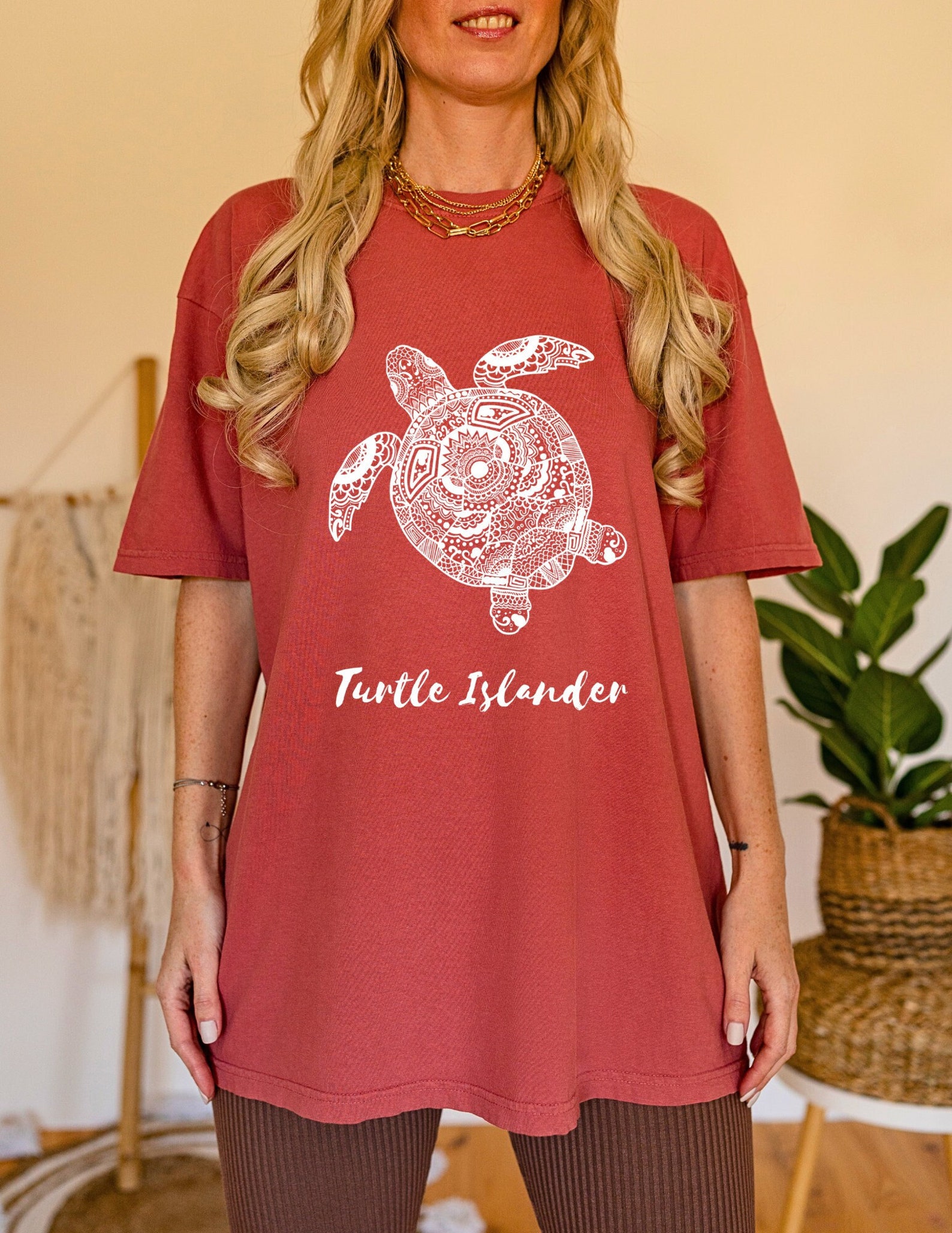 Turtle Islander T-shirt, Comfort Colors Unisex Garment-dyed Tee ...