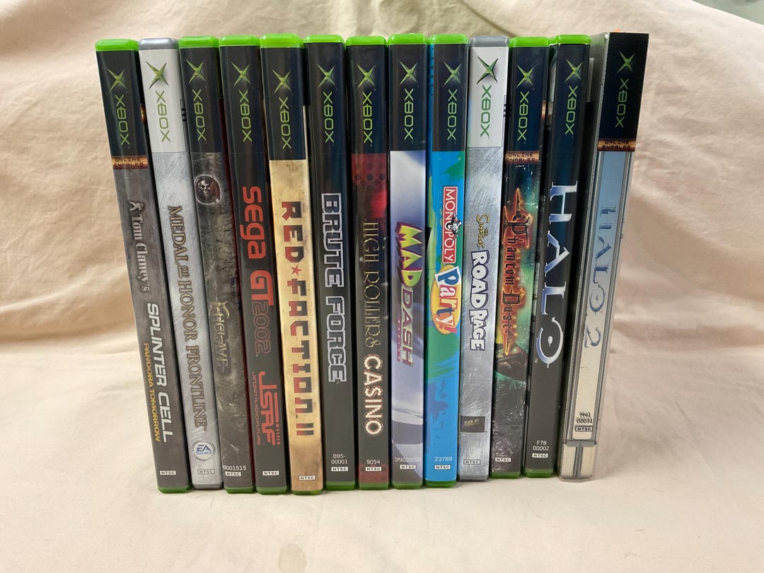 13 XBOX Games, XBOX Live. Early 2000s. - Etsy