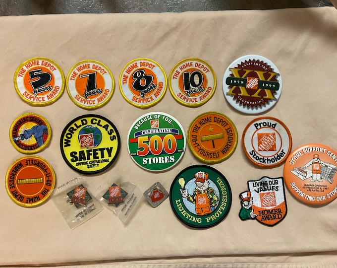 Home Depot Employee Badges and Pins - Etsy
