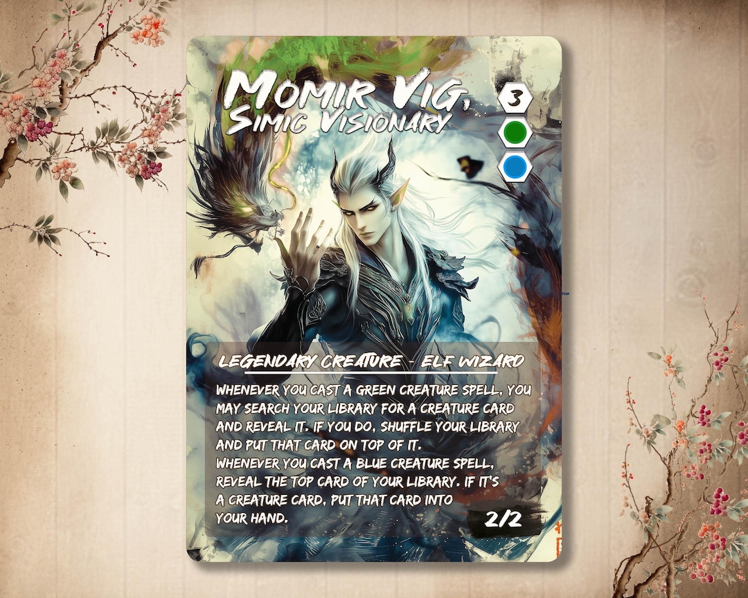 Momir Vig, Simic Visionary - Custom Card *japanese* Art , Full Art ...
