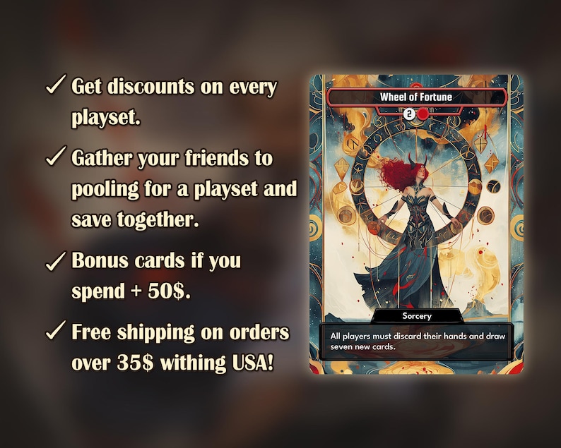 Wheel of Fortune - Custom Card *tarot* Alternative Full Art - Etsy