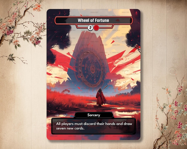 Wheel of Fortune MTG Proxy Custom Card Alternate Art - Etsy