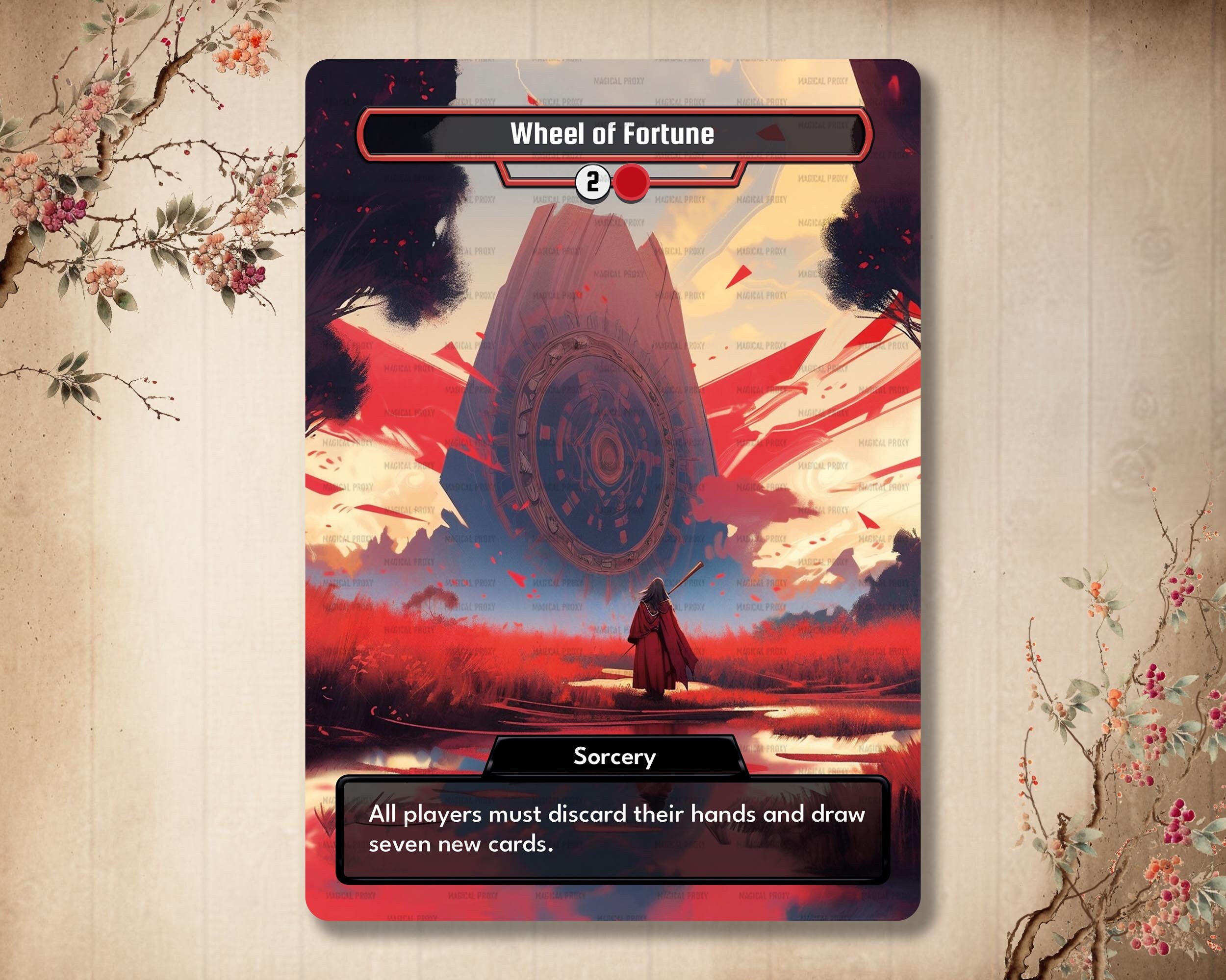 Wheel of Fortune MTG Proxy Custom Card Alternate Art - Etsy