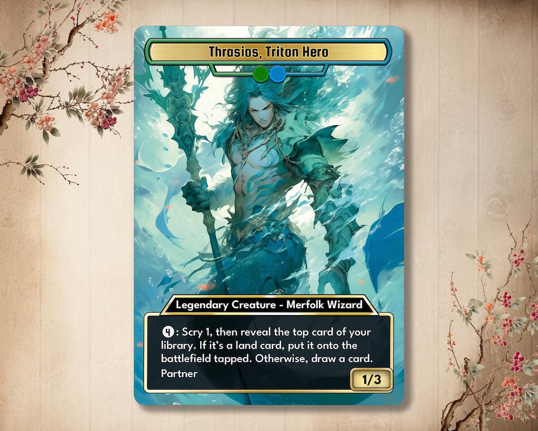Thrasios, Triton Hero - Custom Card High Quality [ Alter Art / Full Art ...