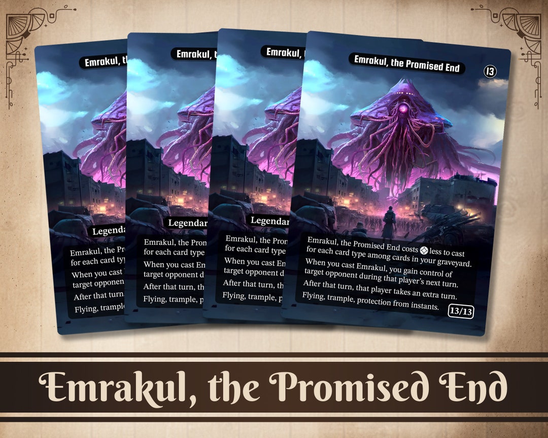 Emrakul the Promised End Custom Card Full Art - Etsy