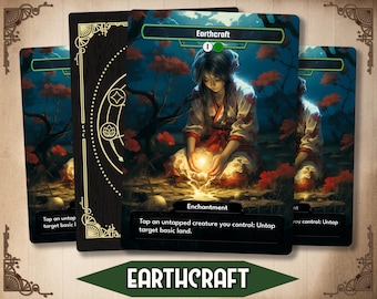 Earthcraft custom Card Alternate Art - Etsy
