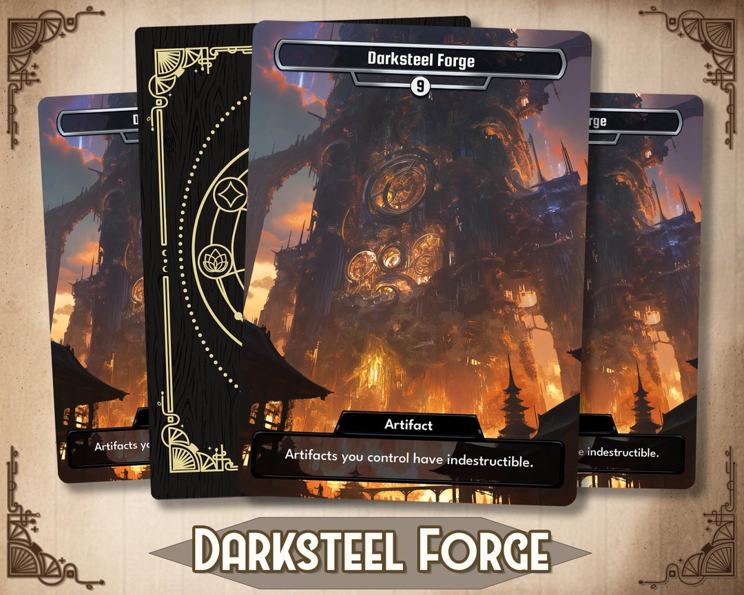 Darksteel Forge MTG Proxy Custom Card Alternative Custom Art / EDH Full ...