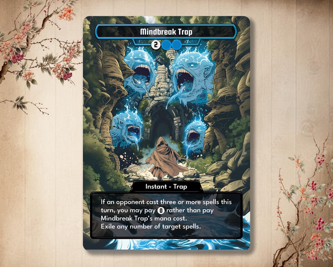 Mindbreak Trap - Custom Card High Quality Card With Alternate Art - Etsy