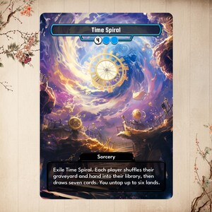Time Spiral MTG Proxy Custom Card Altered Custom Art / EDH Full Art - Etsy