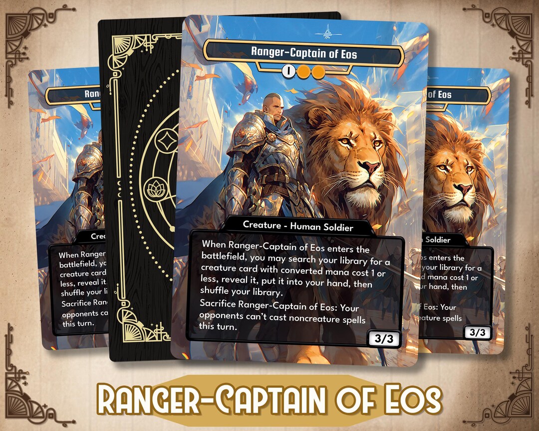 Ranger Captain of Eos MTG Proxy EDH Custom Card Altered Custom Art ...
