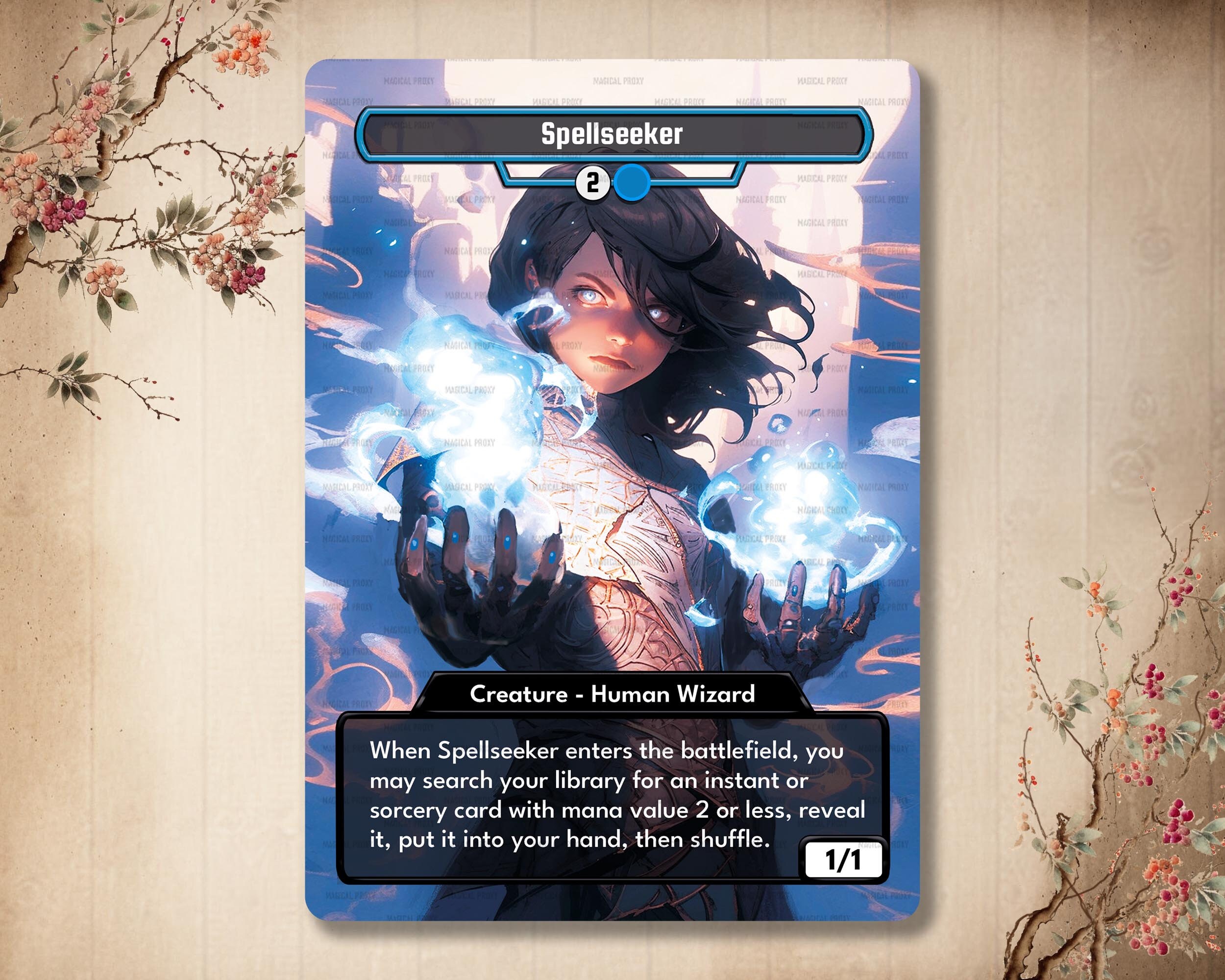 Spellseeker MTG Proxy Custom Card Full Art Alternate Art - Etsy
