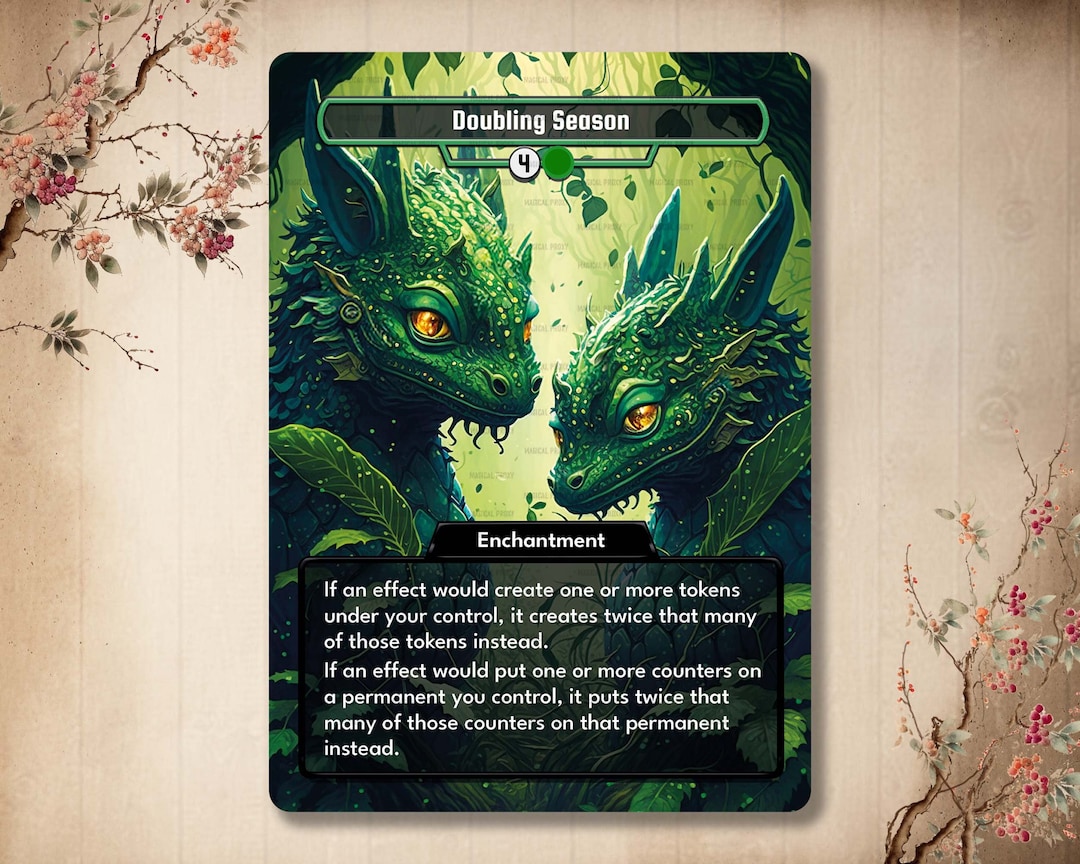 Doubling Season - Custom Card High Quality [ Full Art / Alternate Art ...